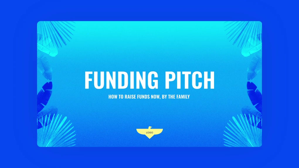 Funding Pitch template | Pitch