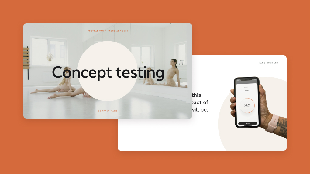 Concept Testing template | Pitch